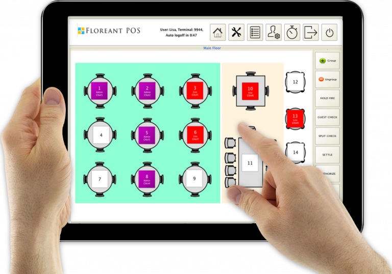 FloorPlan for Floreant - ORO POS – Best Point of Sale for Restaurants ...